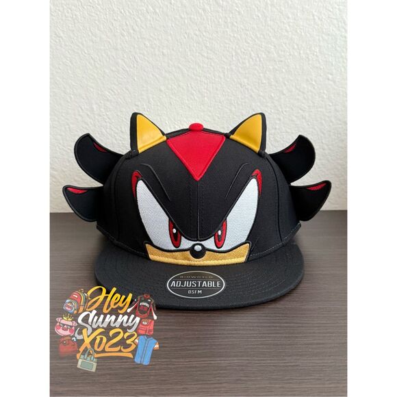 Bioworld | Accessories | Sonic The Hedgehog Shadow Figural Snapback Hat ...